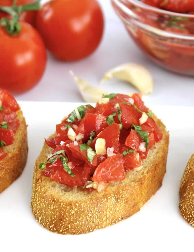 Easy Bruschetta – Nutritious Deliciousness