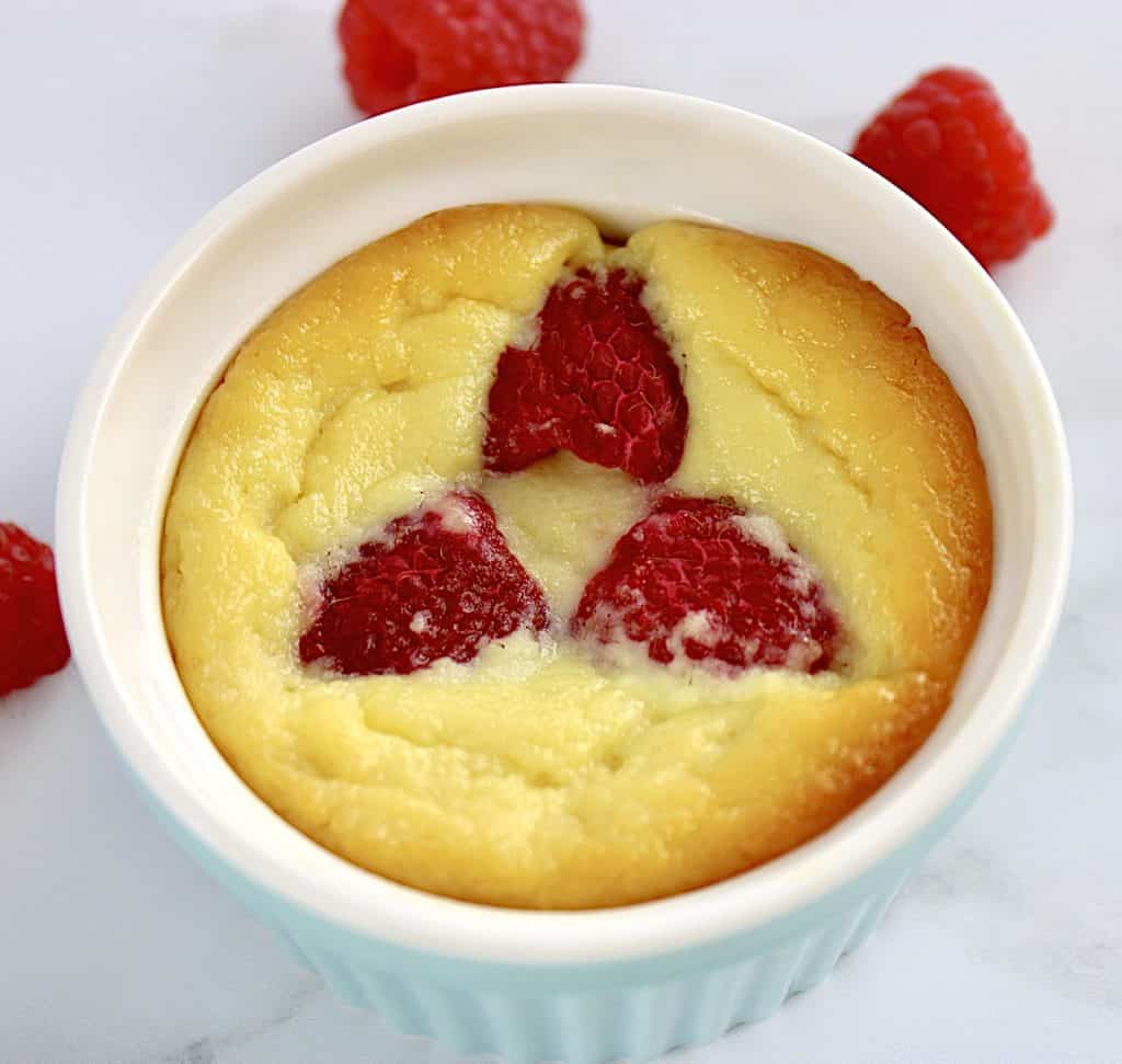 Baked Ricotta Raspberry Puddings – Nutritious Deliciousness