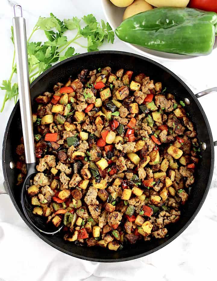 Italian Sausage and Peppers Hash – Nutritious Deliciousness