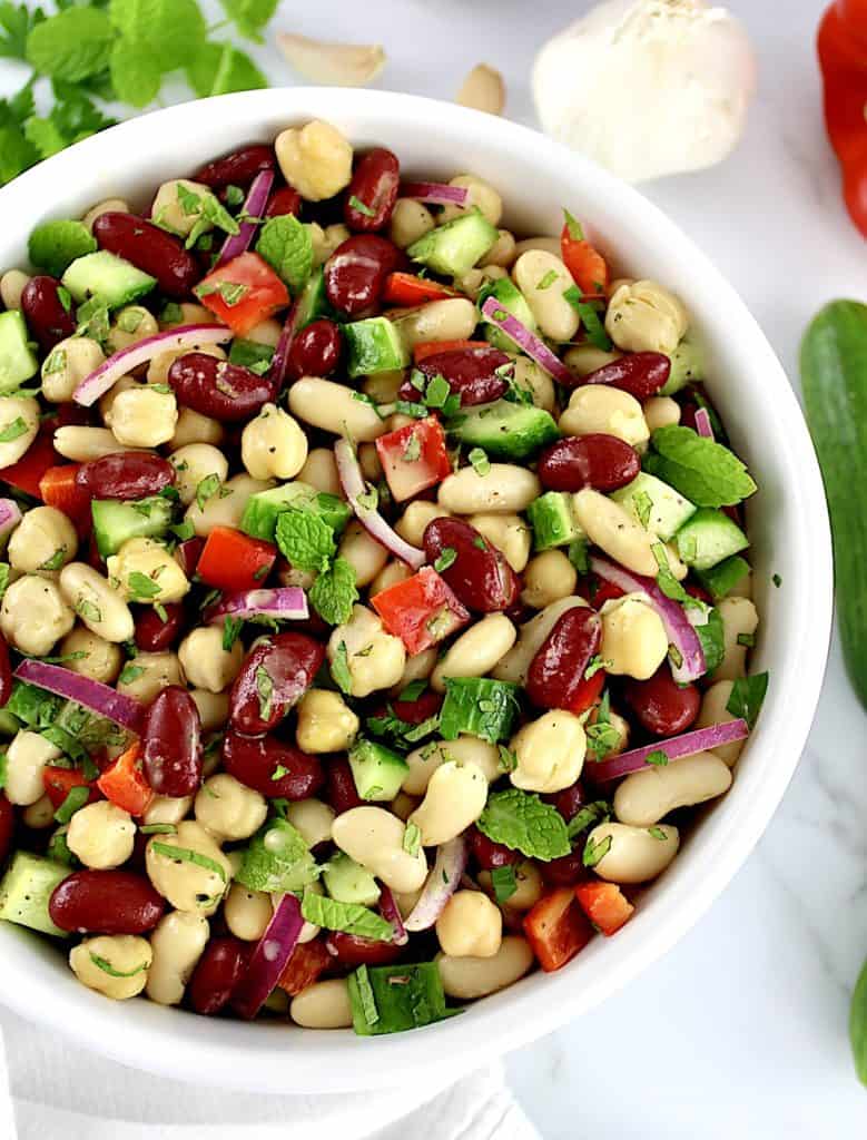 Easy Bean Salad – Nutritious Deliciousness