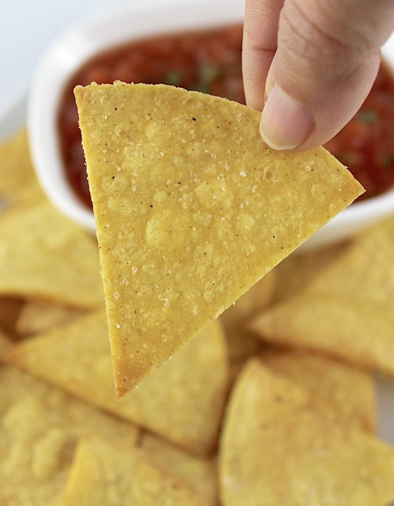 Easy Baked Tortilla Chips – Nutritious Deliciousness