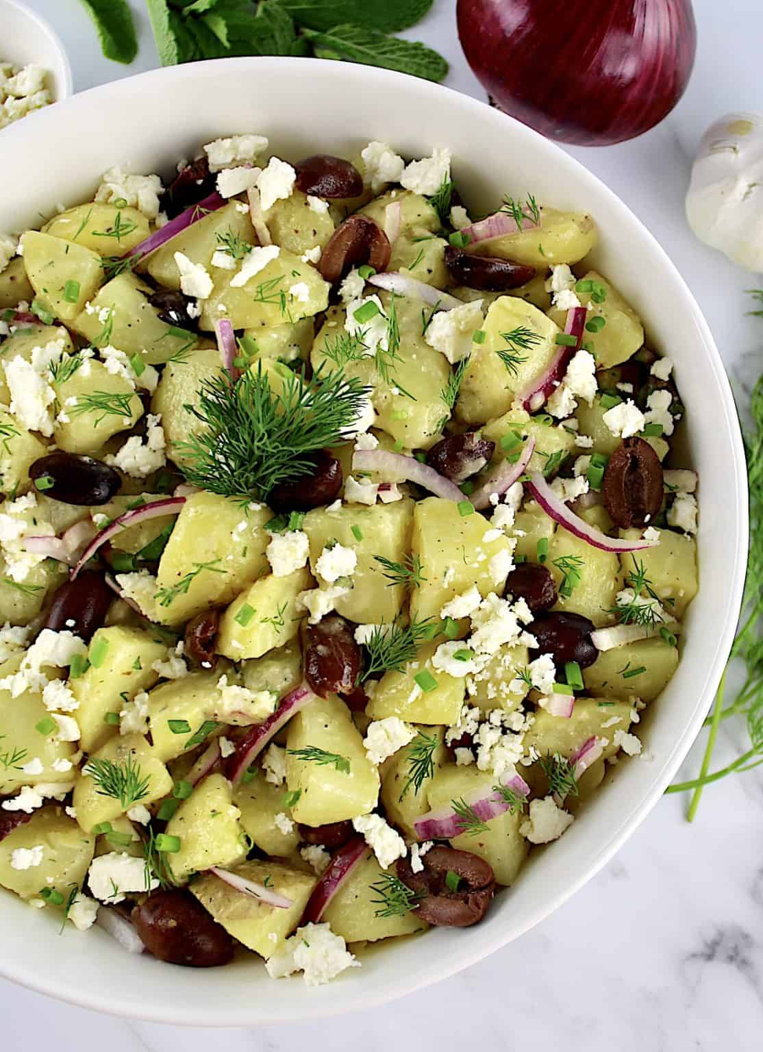 Greek Potato Salad – Nutritious Deliciousness