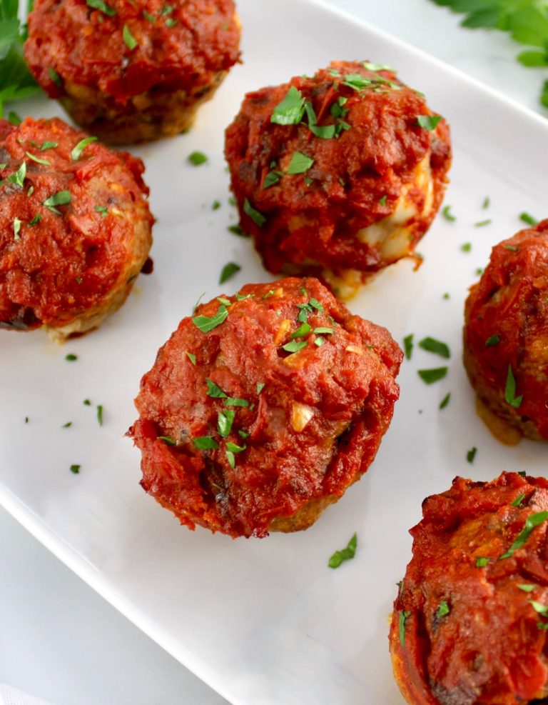 Stuffed Italian Mini Meatloaves – Nutritious Deliciousness