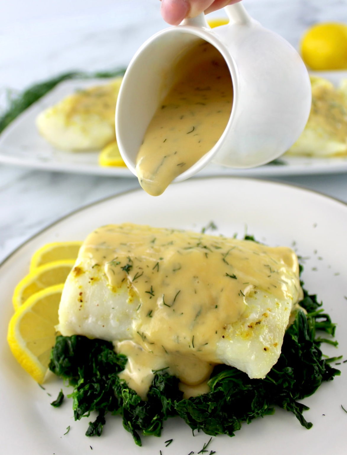 Baked Cod with Lemon Beurre Blanc – Nutritious Deliciousness