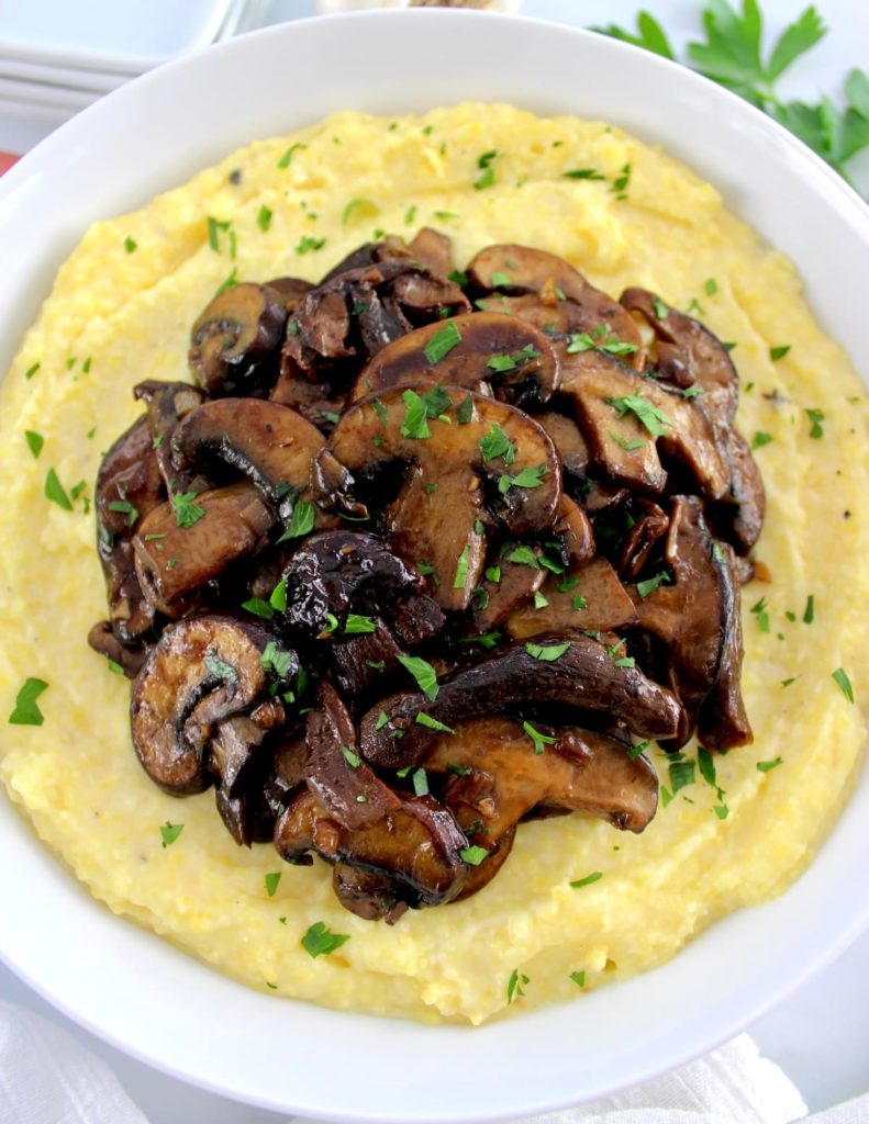 Creamy Polenta with Wild Mushrooms – Nutritious Deliciousness