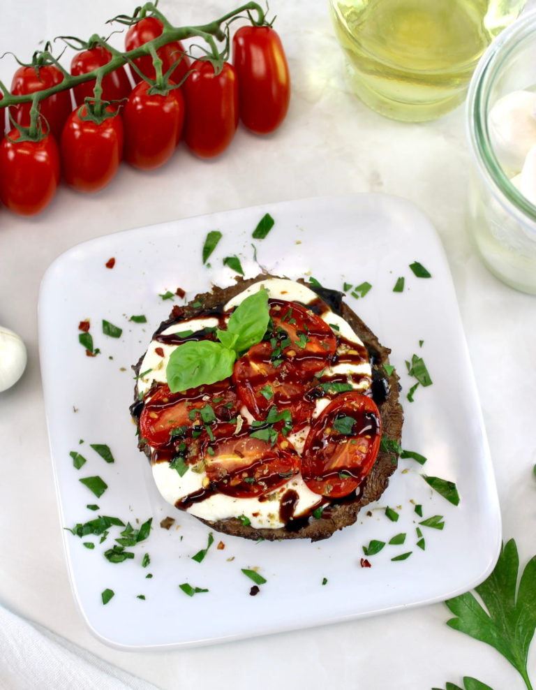 Caprese Stuffed Portobellos – Nutritious Deliciousness